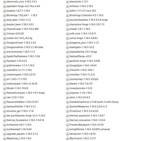 Server Mismatched Mod Channel List Server Aternos Community