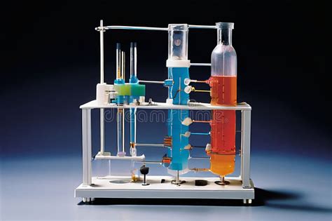 Size Exclusion Chromatography Sec System A Device Used For Sepa Stock Illustration
