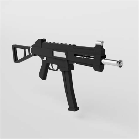 Ump Automatic Weapon 369867 3d Model Download 3d Model Ump