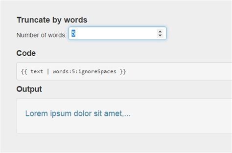 Angular Filter To Truncate Text And Add Ellipses Angular Script