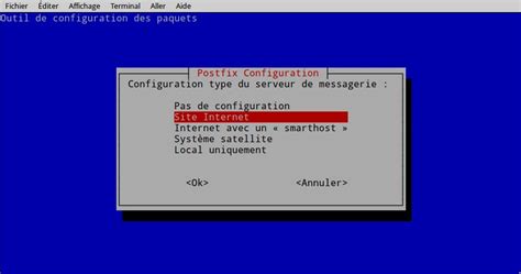 Installer Un Serveur De Mail Avec Postfix Installer Cron Apt Et Le