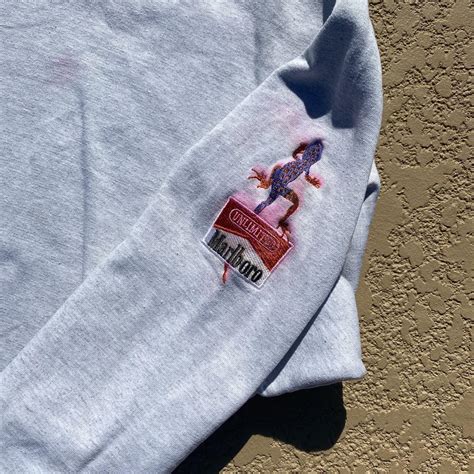 Vintage Marlboro Crewneck Sweatshirt Sz Large Depop