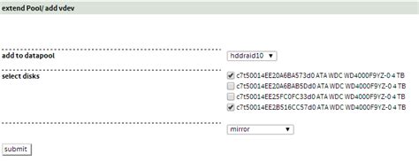 how to create a zfs raid 10 array calvin bui