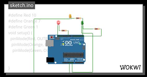 Trafic Light Wokwi Esp32 Stm32 Arduino Simulator