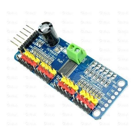 Pca9685 Placa Controladora Servo 16 Canais Pwm Arduino Shopee Brasil