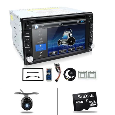 car multimedia GPS map 6.2" 2 Din Car GPS Navigation Stereo DVD Player ...
