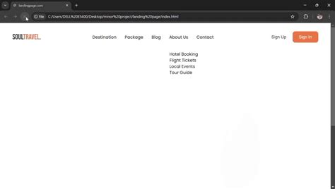 Finished A Landing Page Project With Html And Css Sandeep Kumar