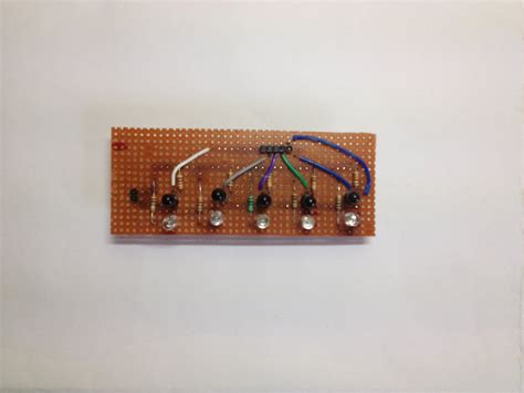 Diy Line Follower Sensor Array 5 Steps Instructables