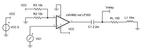 operational amplifier for relè Amplifiers forum Amplifiers TI E2E support forums