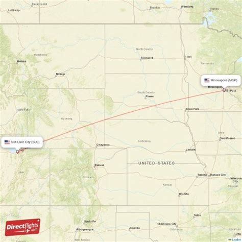 Direct Flights From Salt Lake City To Minneapolis Slc Msp