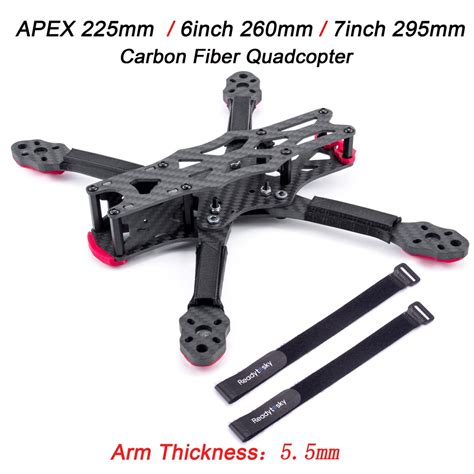 Jual New Apex Carbon Fiber Fpv Freestyle Drone Quadcopter Frame Size 5 6 7 Inch Shopee Indonesia