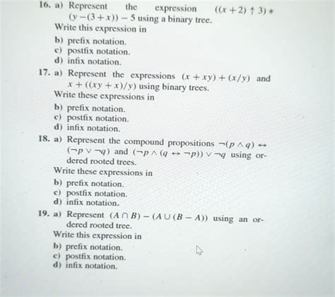 Solved A ﻿represent The Expression