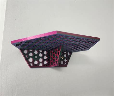 Hex Wall Shelf ⬣ By Triple G Workshop Download Free Stl Model