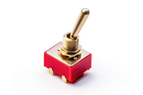 Premium Photo Isolated Closeup Of Toggle Switch For Electric Circuit Power Up Your Electrical