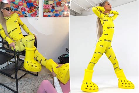 Mschf X Crocs Big Yellow Boots Sparking Confusion So Dumb