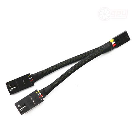 Gpuconnnect Rgb 4 Pin Fan Hub Splitter Adapter Cable For Corsair