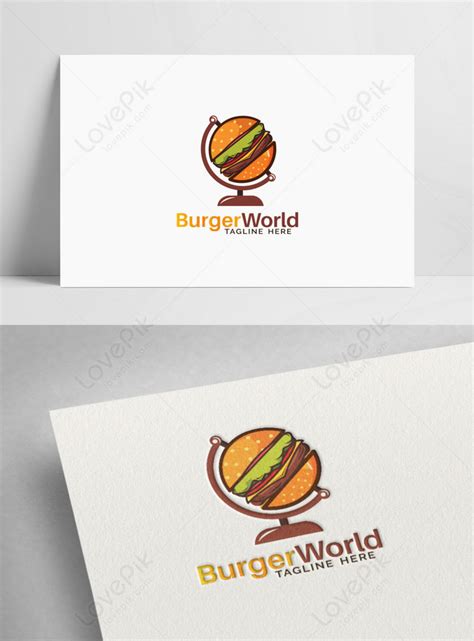 햄버거 세계 가게 벡터 로고 이미지 사진 450080670 무료 다운로드