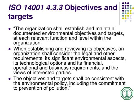 Objectives And Targets Iso At Leonard Kaminski Blog