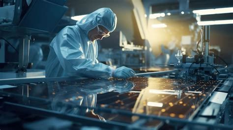 Premium AI Image Solar Panel Optimization In Action