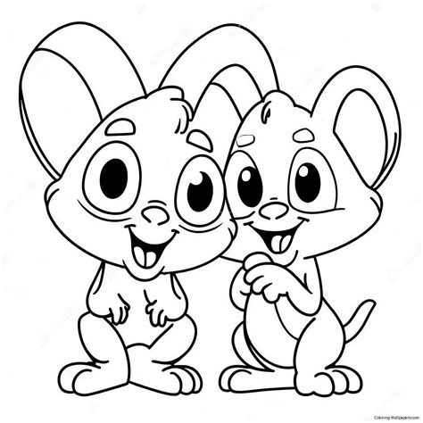 Pinky And The Brain Coloring Page 37923 29991