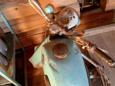 Купить б у ИЖ Планета карбюратор 4 передачи в Цепочкином голубой кросс 1977 года на Авто ру Id