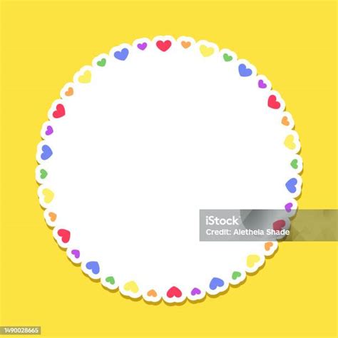 둥근 무지개 프레임입니다 복사 공간이 있는 테두리 템플릿입니다 프라이드의 달 깃발 개념입니다 벡터 플랫 그림입니다 0명에 대한 스톡 벡터 아트 및 기타 이미지 Istock