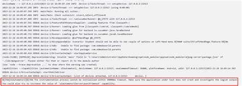 Fail To Start Uiautomator2 By Appium On Android 3rd Emulator When