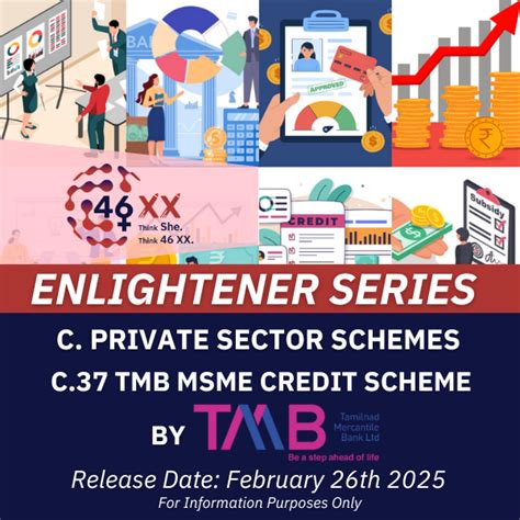 46 Xx Enlightener Series C Private Sector Schemes C 37 Tmb Msme Credit Scheme
