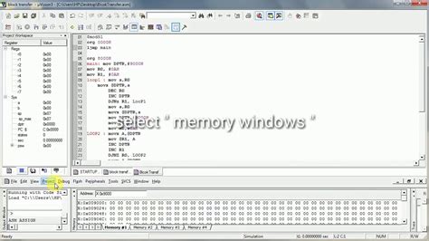 Block Transfer Program Execution In Kiel Uvision3 Software 8051 Micro