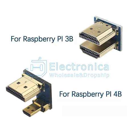 Raspberry Pi 4B 3B HDMI 1 4 Male To Male Revolution Bidirectional Adapter JH B2B Wholesale