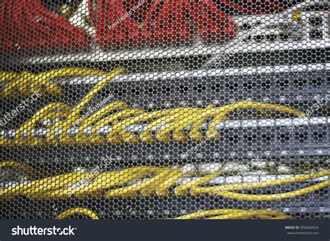 Network Panel Switch Cable Data Center Stock Photo Edit Now 456826924