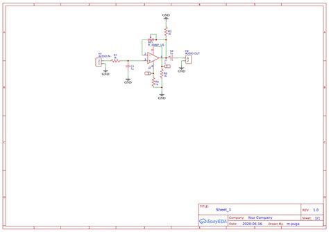 Preamp II EasyEDA Open Source Hardware Lab