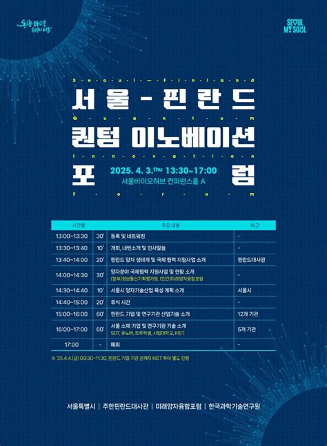 서울 핀란드 퀀텀 이노베이션 포럼양자기술 협력 파이낸셜뉴스
