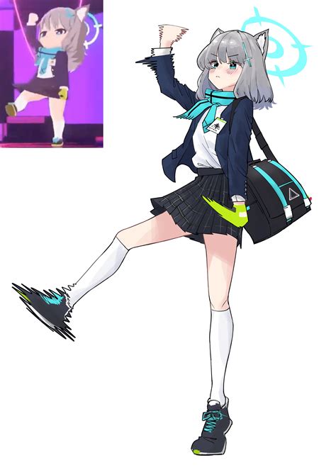 Shiroko Blue Archive And 1 More Drawn By Yeopeuyeopeu Danbooru