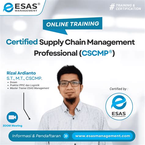 Certified Supply Chain Management Professional Cscmp® Esas Management