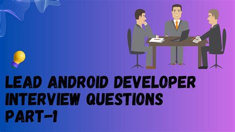 💖 Lead Android Developer Interview Questions Part 1 Youtube