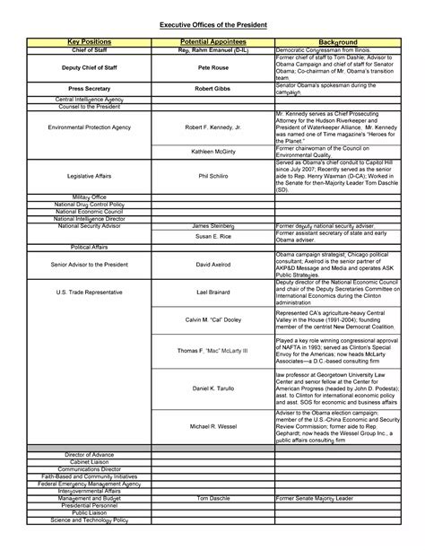 Obama Transition Flowchart 08 Ppt