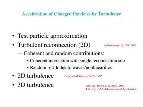 Ppt Turbulence Reconnection And Particle Acceleration Powerpoint