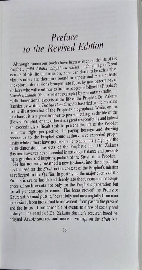 Life Of The Prophet In Makkah By Dr Zakaria Bashier Pdf