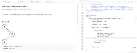 How To Solve Binary Tree Preorder Task Inam Ul Rehman Posted On The