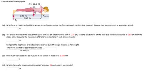 Solved Consider The Following Figure What Force In Newtons