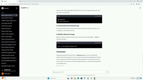 Python Subprocess Run Segmentation Fault Youtube