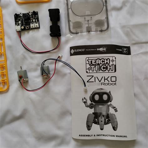 Elenco Teach Tech Ttr 893 Zivko Interactive A I Capable Robot Kit New Open Box Ebay