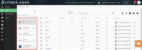 Manage Tags Litmus Automation Documentation Litmus Technical
