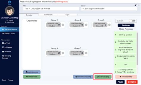 Setup Grouping Templates Una Platform