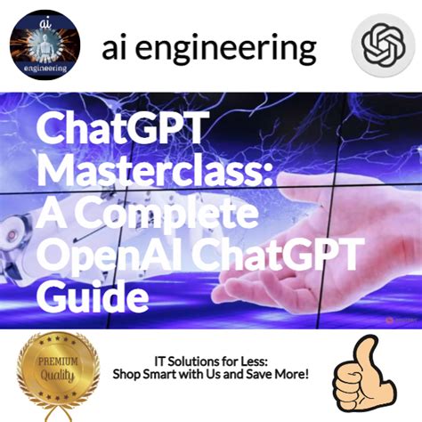 Chatgpt Masterclass A Complete Openai Chatgpt Guide Shopee Malaysia