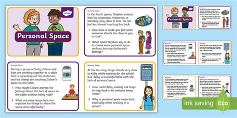 Personal Space Scenario Cards
