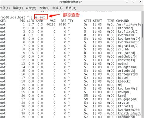 Centos7进程和任务管理centos任务管理器 Csdn博客