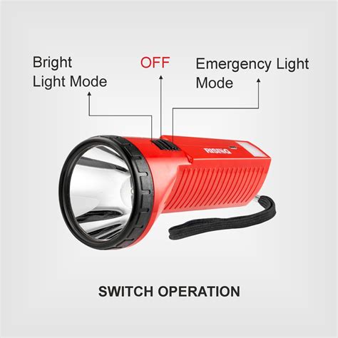 High Power 3w Smd Led Flashlight 1200mah Li Ion Battery 2 Lighting