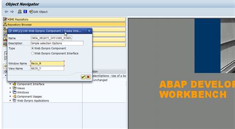 ABAP Development Blog Using Select Options In Webdynpro